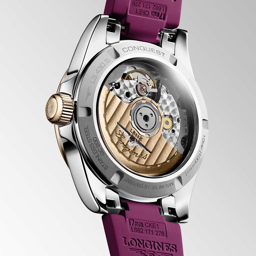 Longines L3.430.5.98.9 - Orologio Longines Conquest Sunray Purple ...